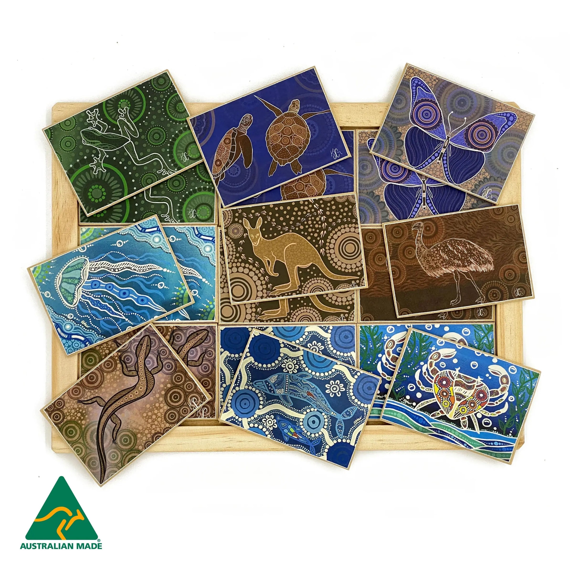 Aboriginal Art Animals Memory Game – Education National