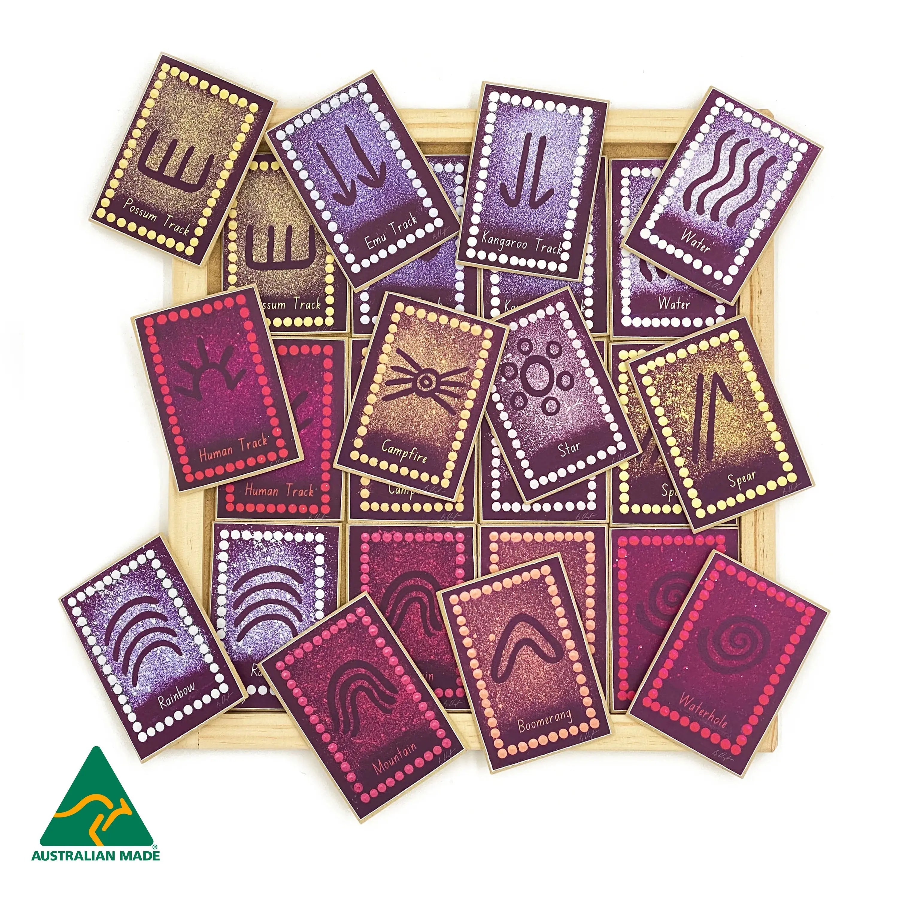 Aboriginal Art Symbols Memory Game – Education National