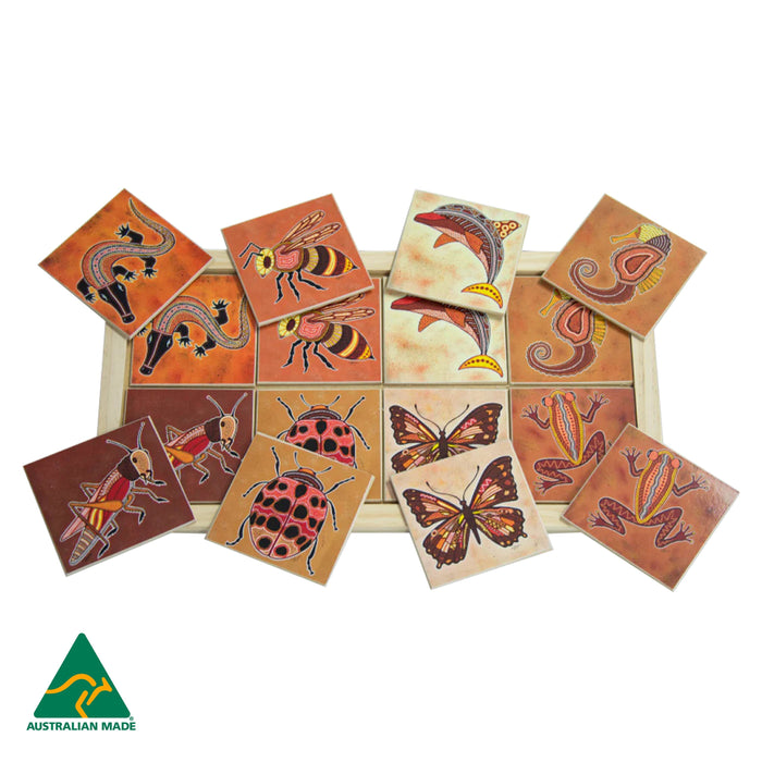 Aboriginal Creatures Large Memory Game — Education National