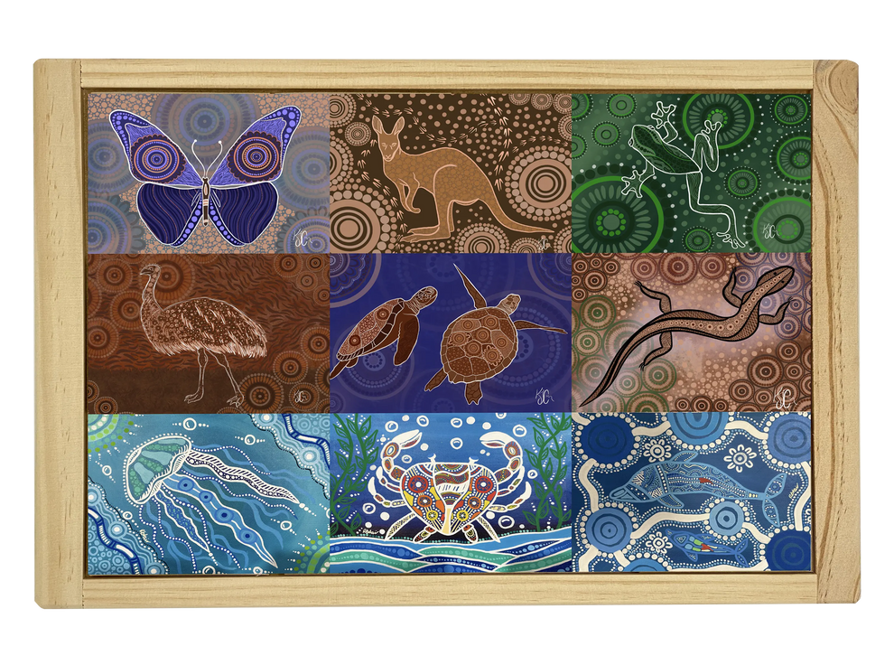 Aboriginal Art Animals Memory Game – Education National