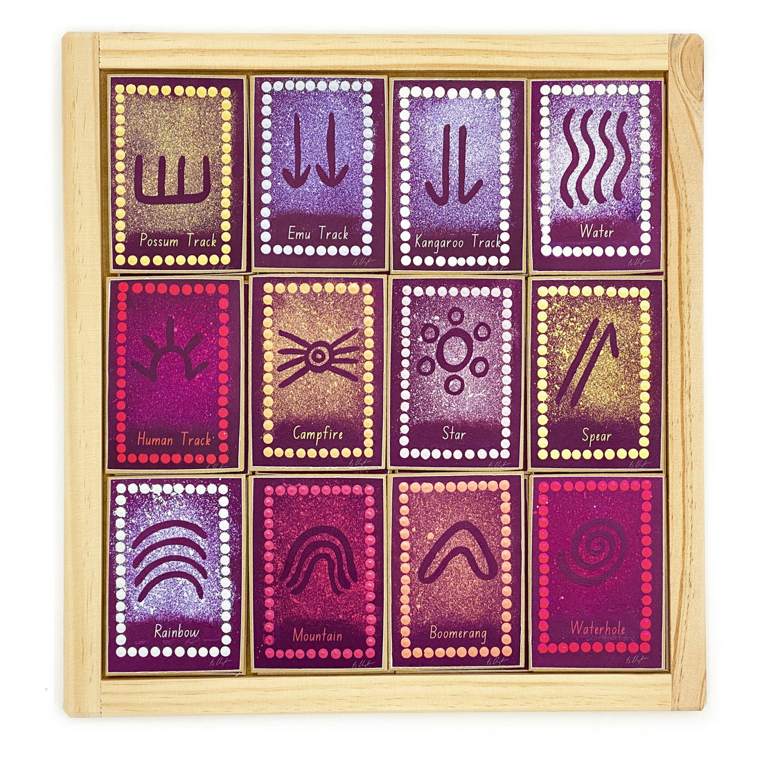 Aboriginal Art Symbols Memory Game – Education National