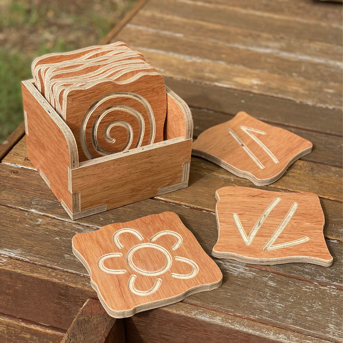 Aboriginal symbols Finger Tracing Cards – Education National