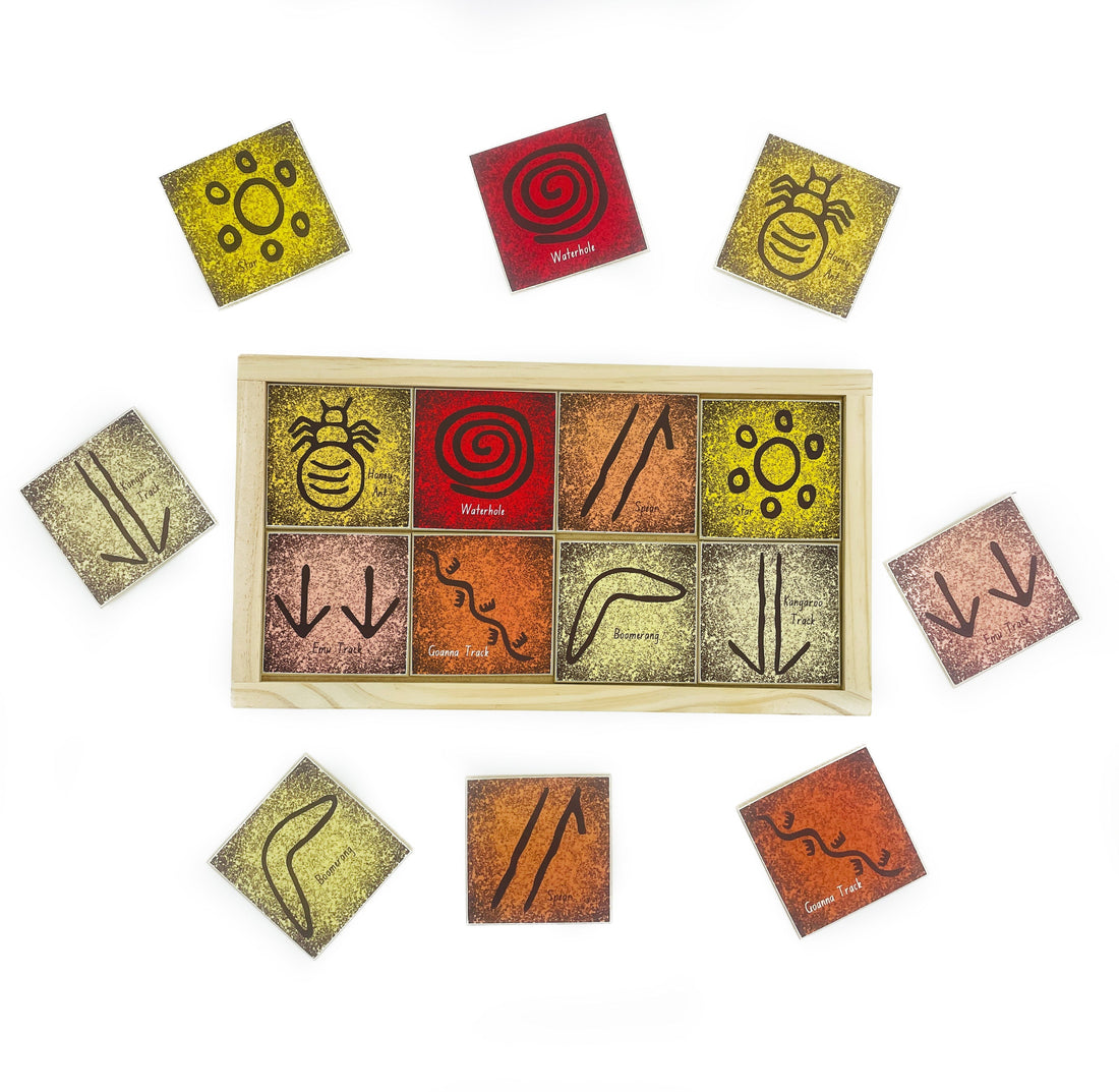 Aboriginal Symbols Memory Game – Education National