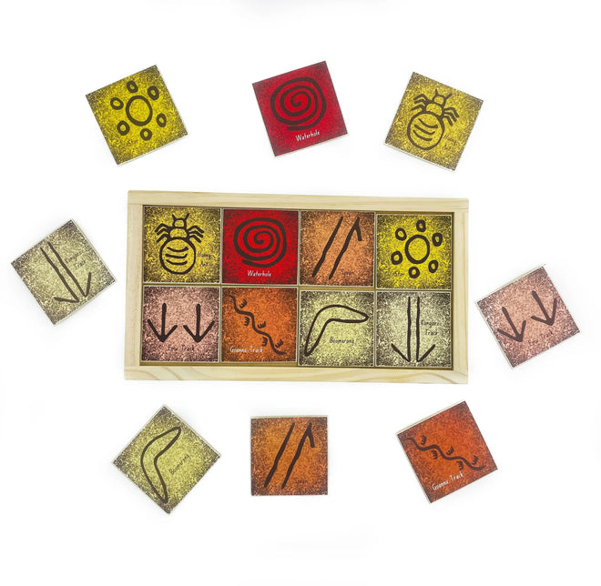 Aboriginal Symbols Memory Game – Education National