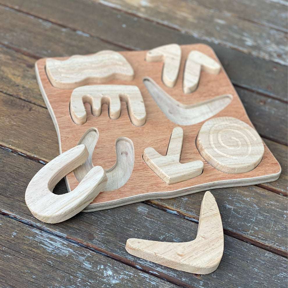 Aboriginal Symbols Toddler Puzzle – Education National