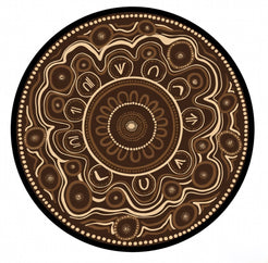 Aboriginal Art Yarning Circle Outdoor Mat – Education National