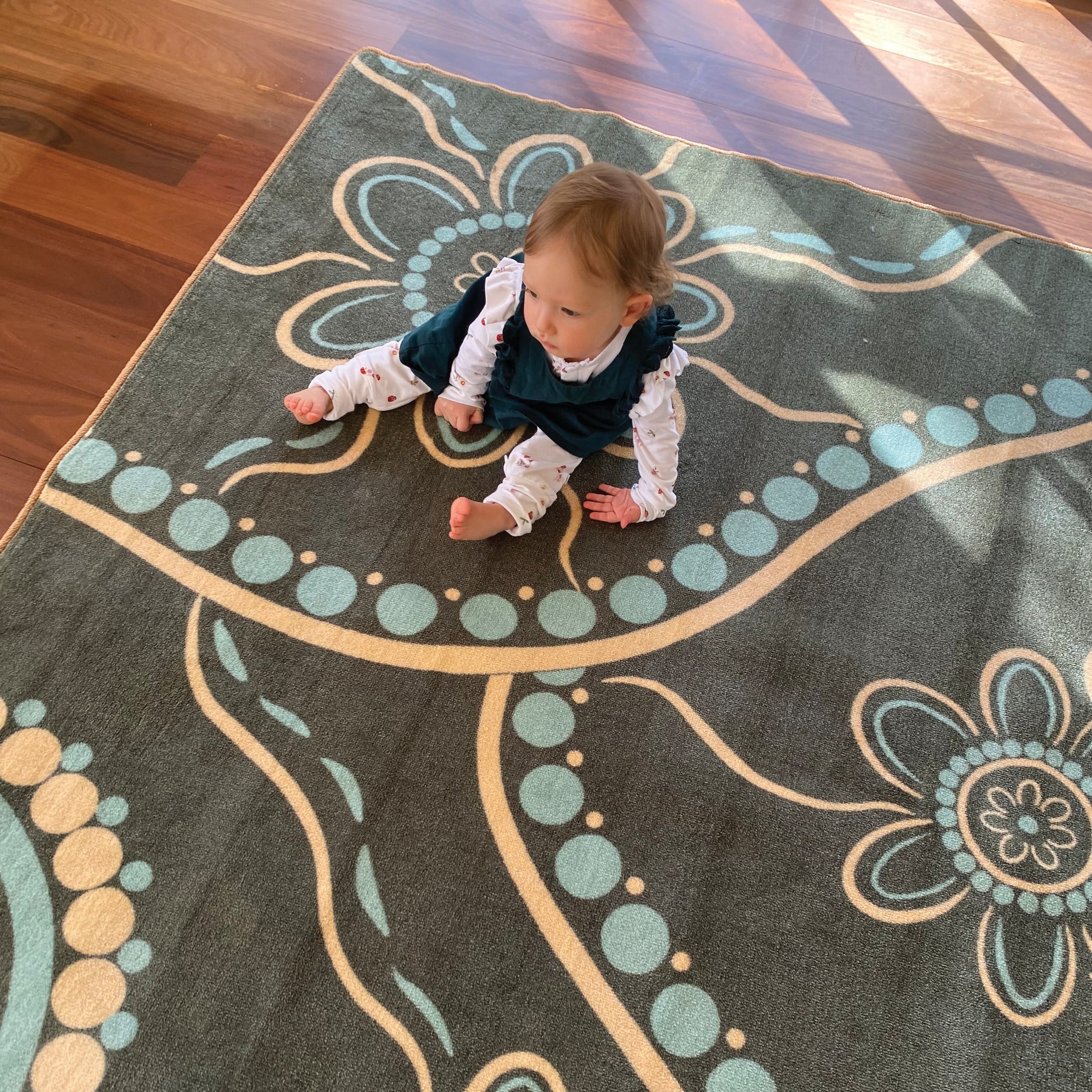 Aboriginal Eucalyptus Rug — Education National